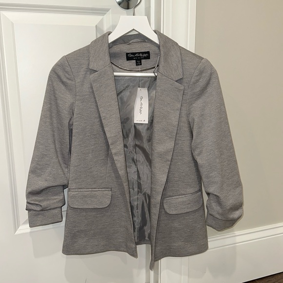 ASOS | Jackets & Coats | Gray Mid Arm Blazer | Poshmark